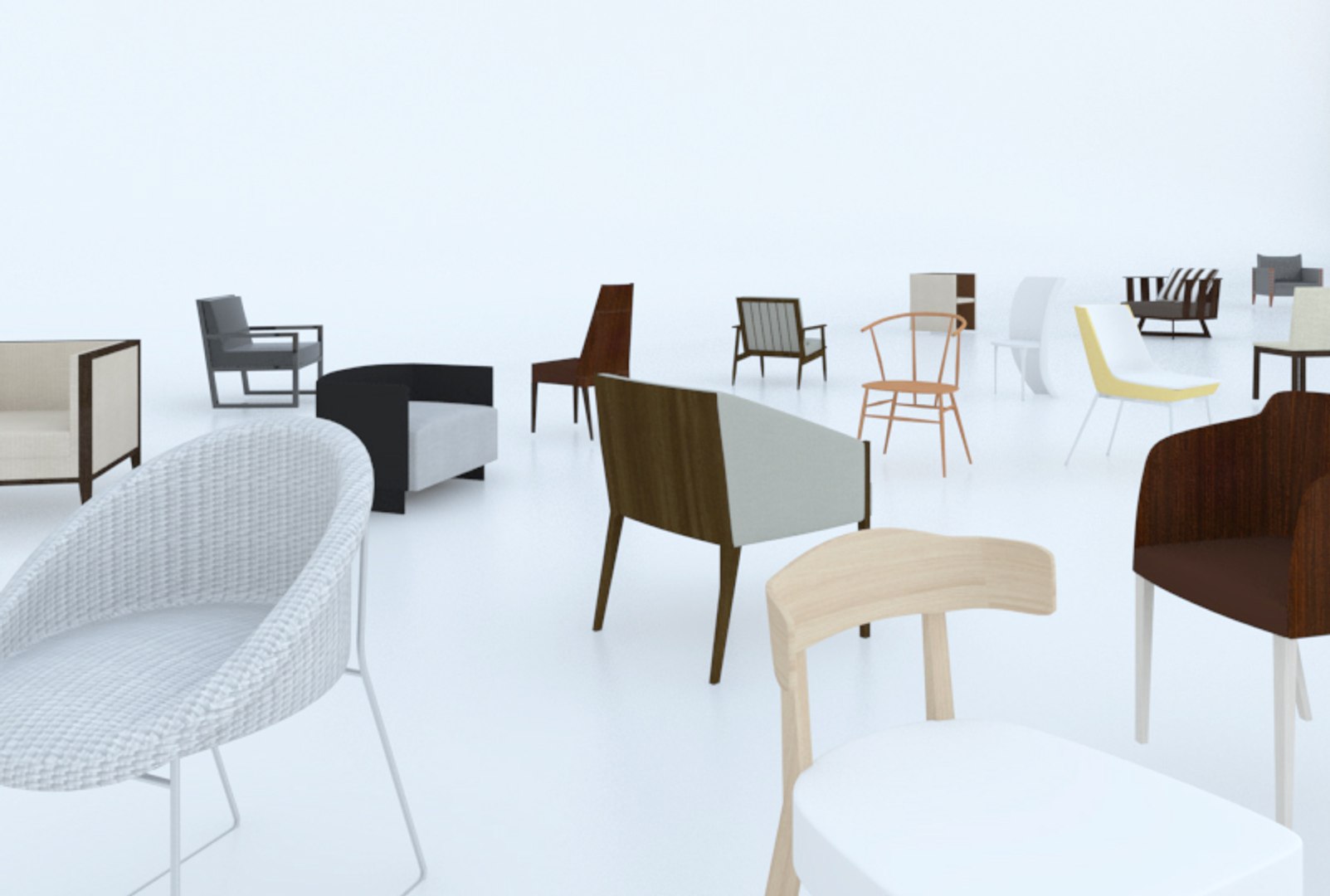 maya hd modern chairs