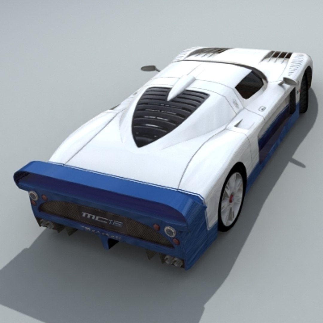 Maserati Mc12 3d Model