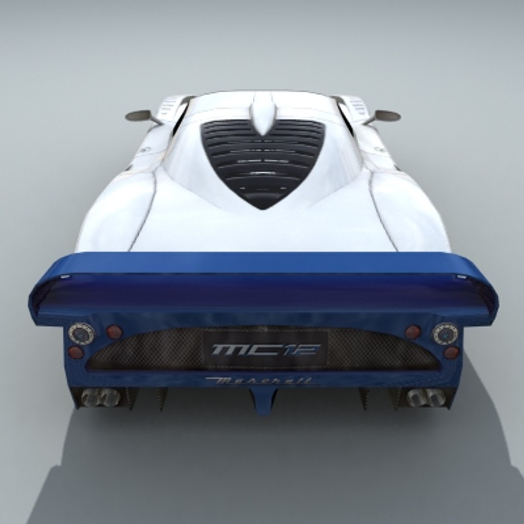 Maserati Mc12 3d Model