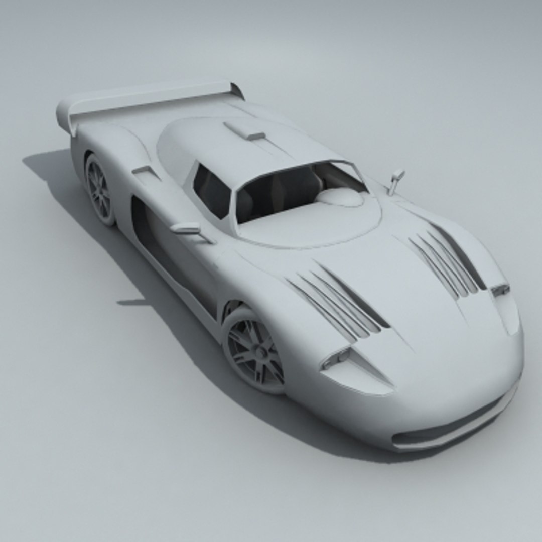 Maserati Mc12 3d Model