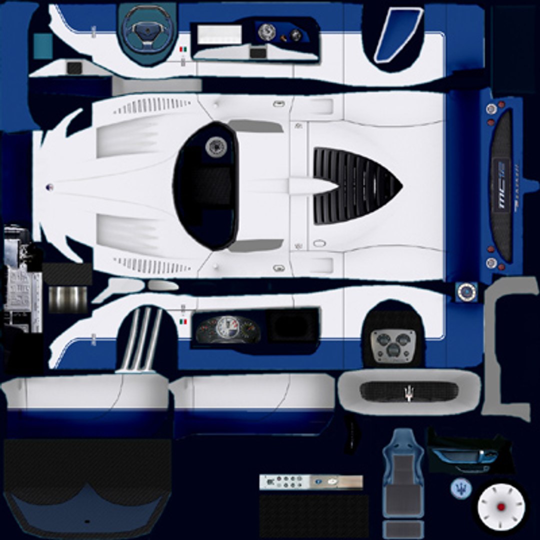 Maserati Mc12 3d Model