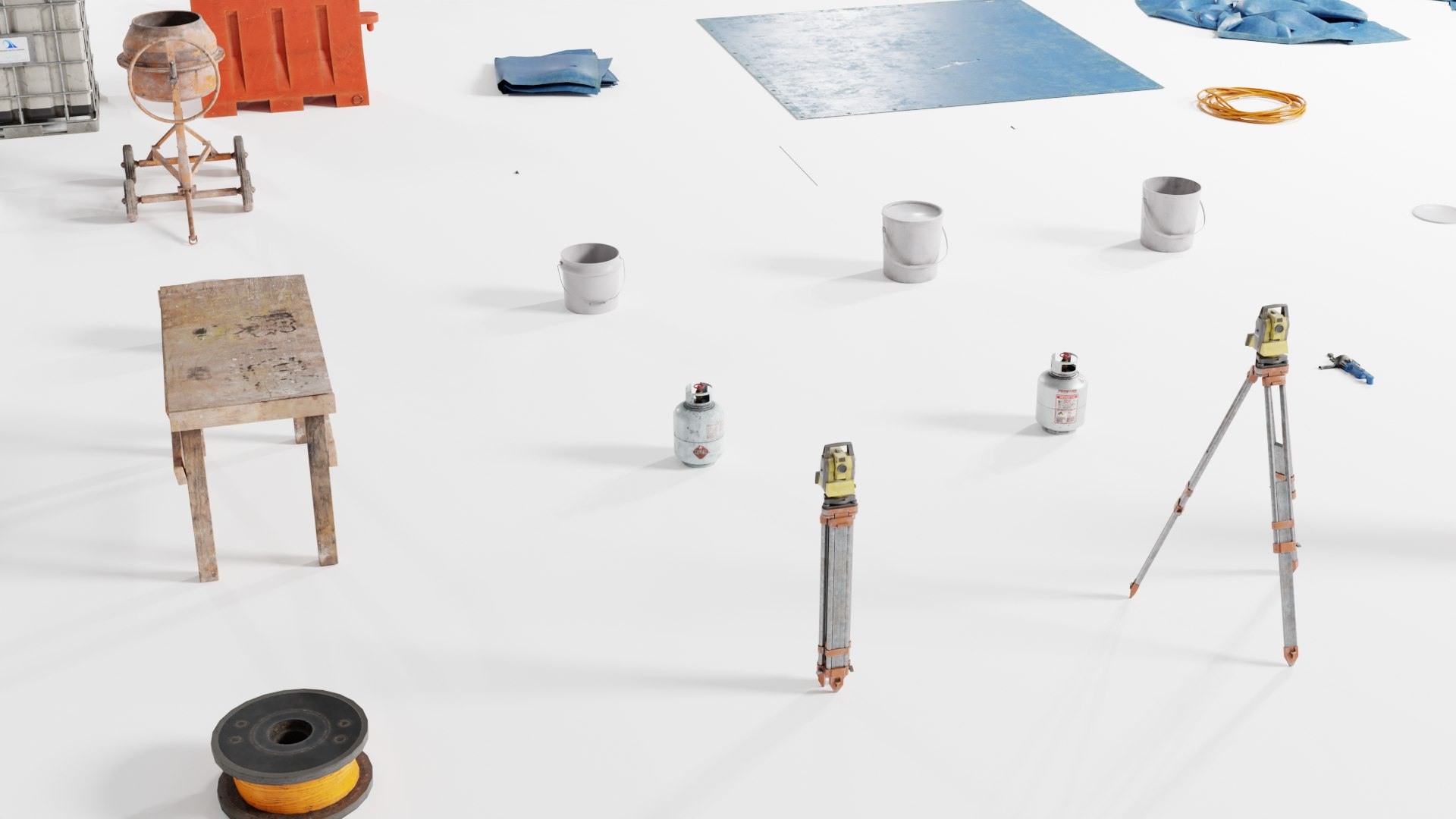 Construction Props Model - TurboSquid 2169675