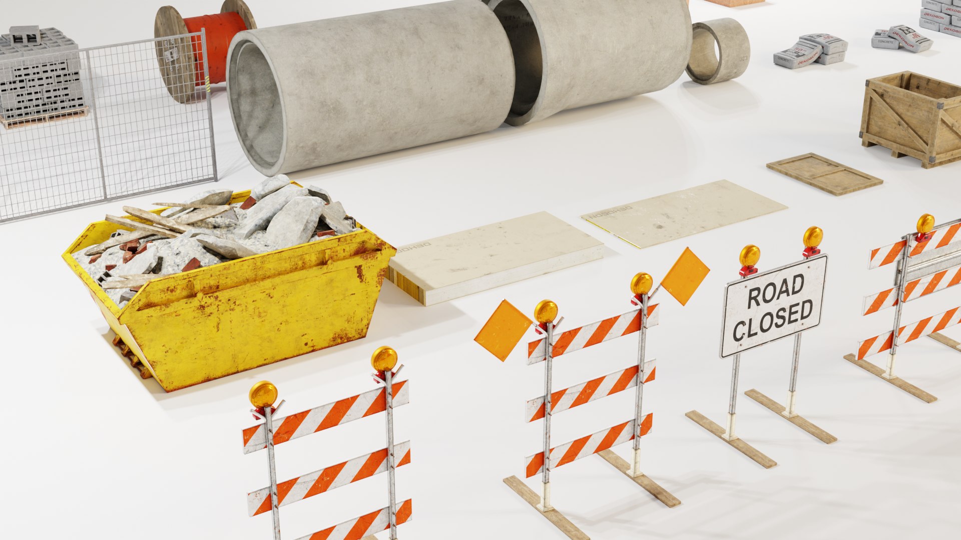 Construction Props Model - TurboSquid 2169675