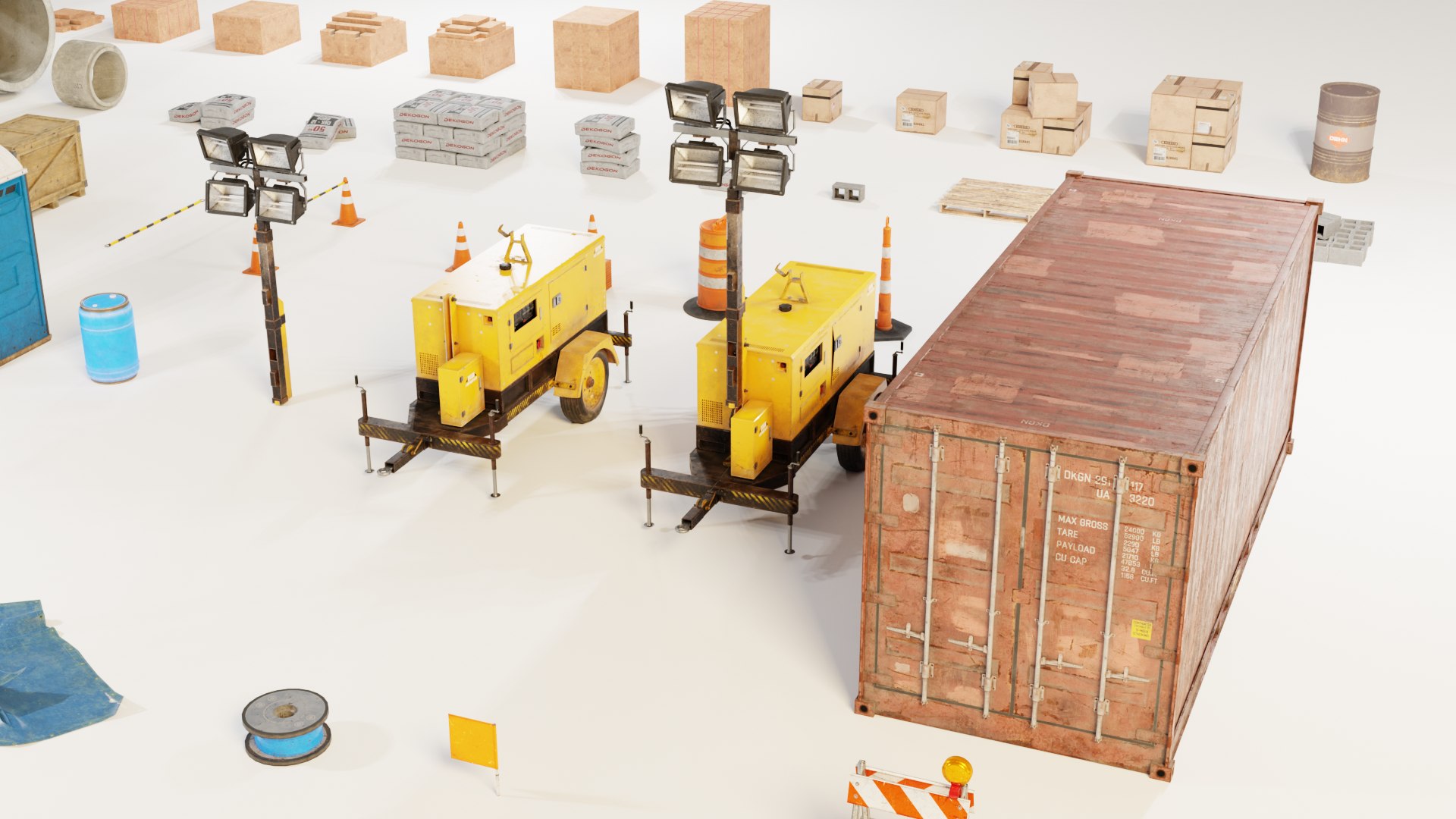 Construction Props Model - TurboSquid 2169675