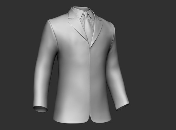 Zbrush sculpt suit jacket 3D model - TurboSquid 1224720