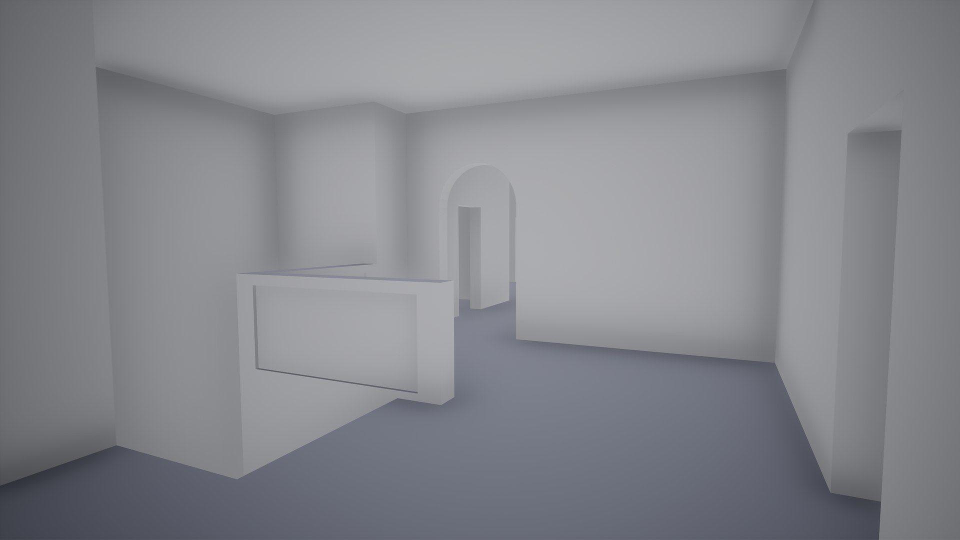 Modern, High-poly House With Internaternal Walls And A Basement Model ...