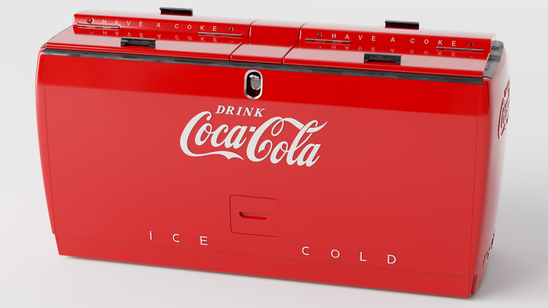 Double Cooler With Coca Cola Inside 3D Model - TurboSquid 2256345