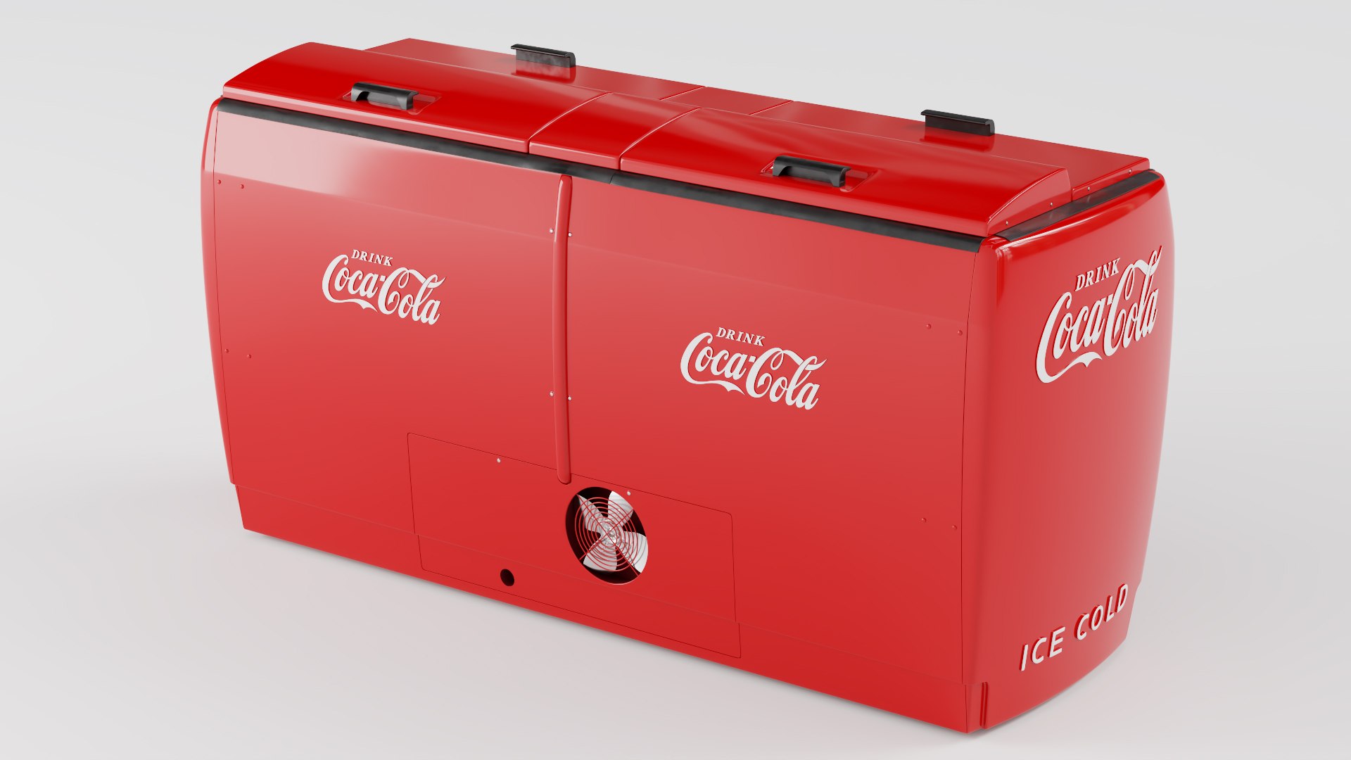 Double Cooler With Coca Cola Inside 3D Model - TurboSquid 2256345