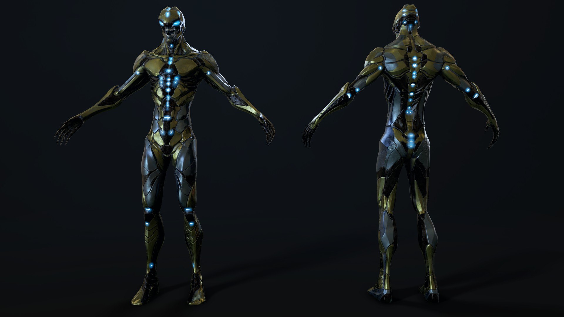 Free Biomechanical Mutant 3D Model - TurboSquid 1538482