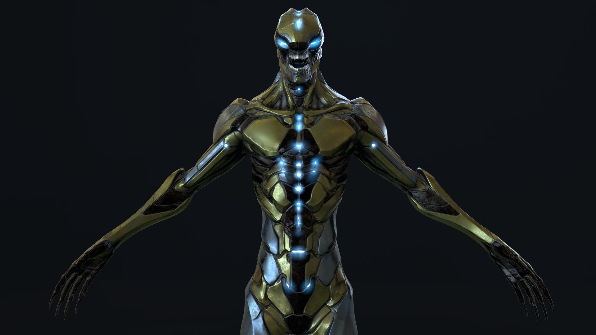 Free Biomechanical Mutant 3D Model - TurboSquid 1538482