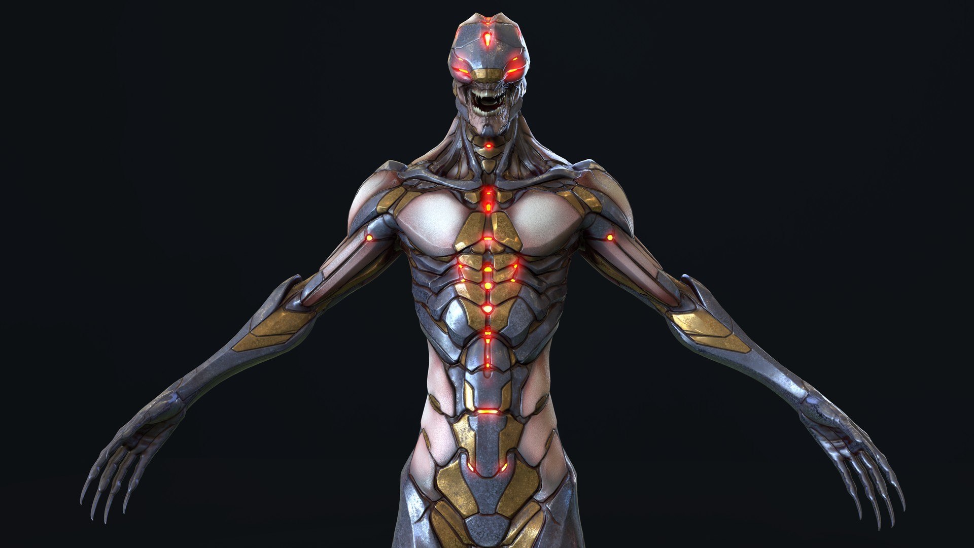 Free Biomechanical Mutant 3D Model - TurboSquid 1538482