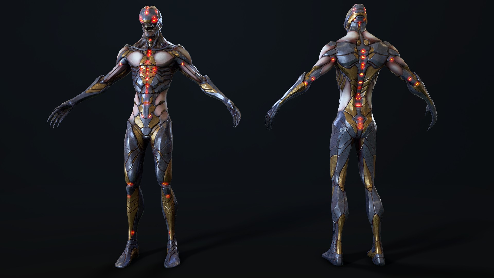 Free biomechanical mutant 3D model - TurboSquid 1538482