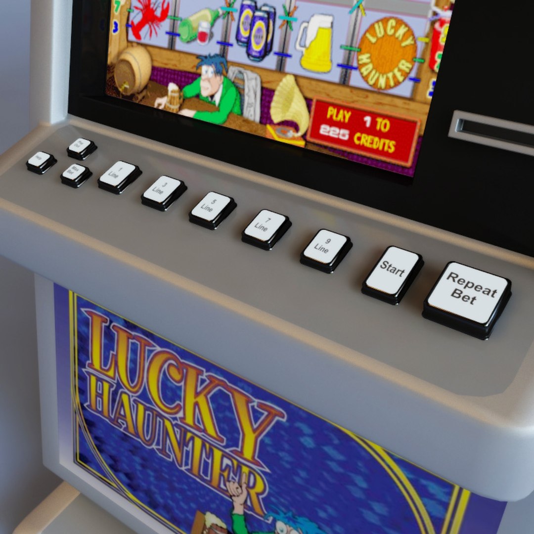Slot Machine Lucky Haunter 3d Model