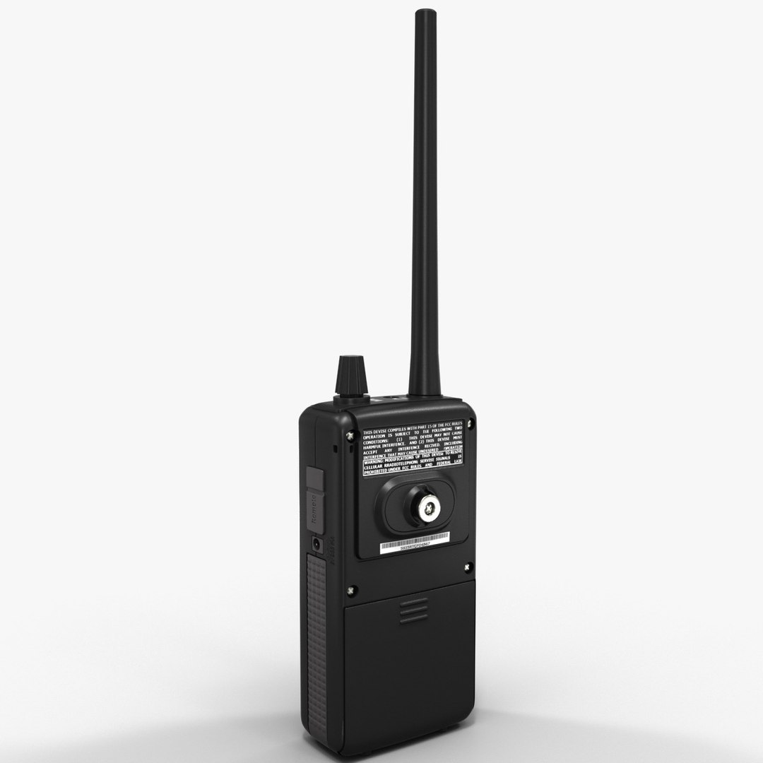 3d Analog Police Scanner Uniden Model