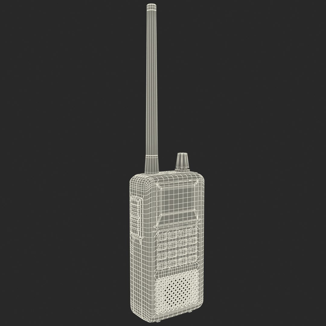 3d Analog Police Scanner Uniden Model
