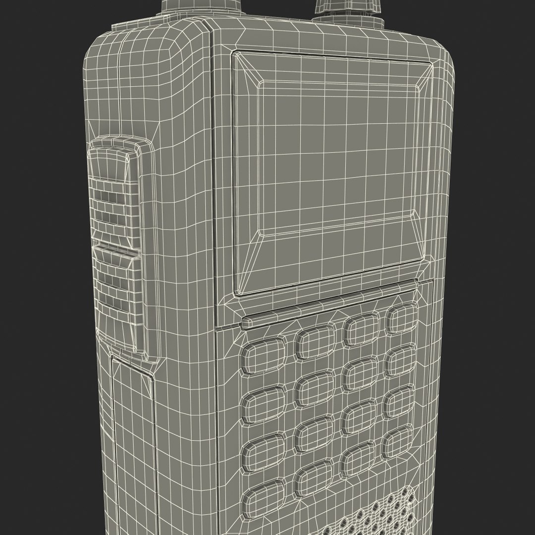 3d Analog Police Scanner Uniden Model