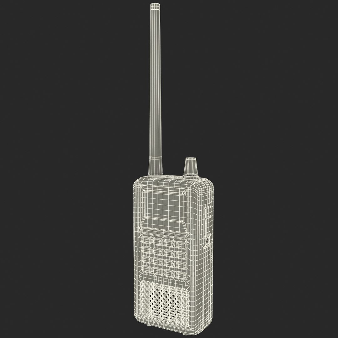 3d Analog Police Scanner Uniden Model