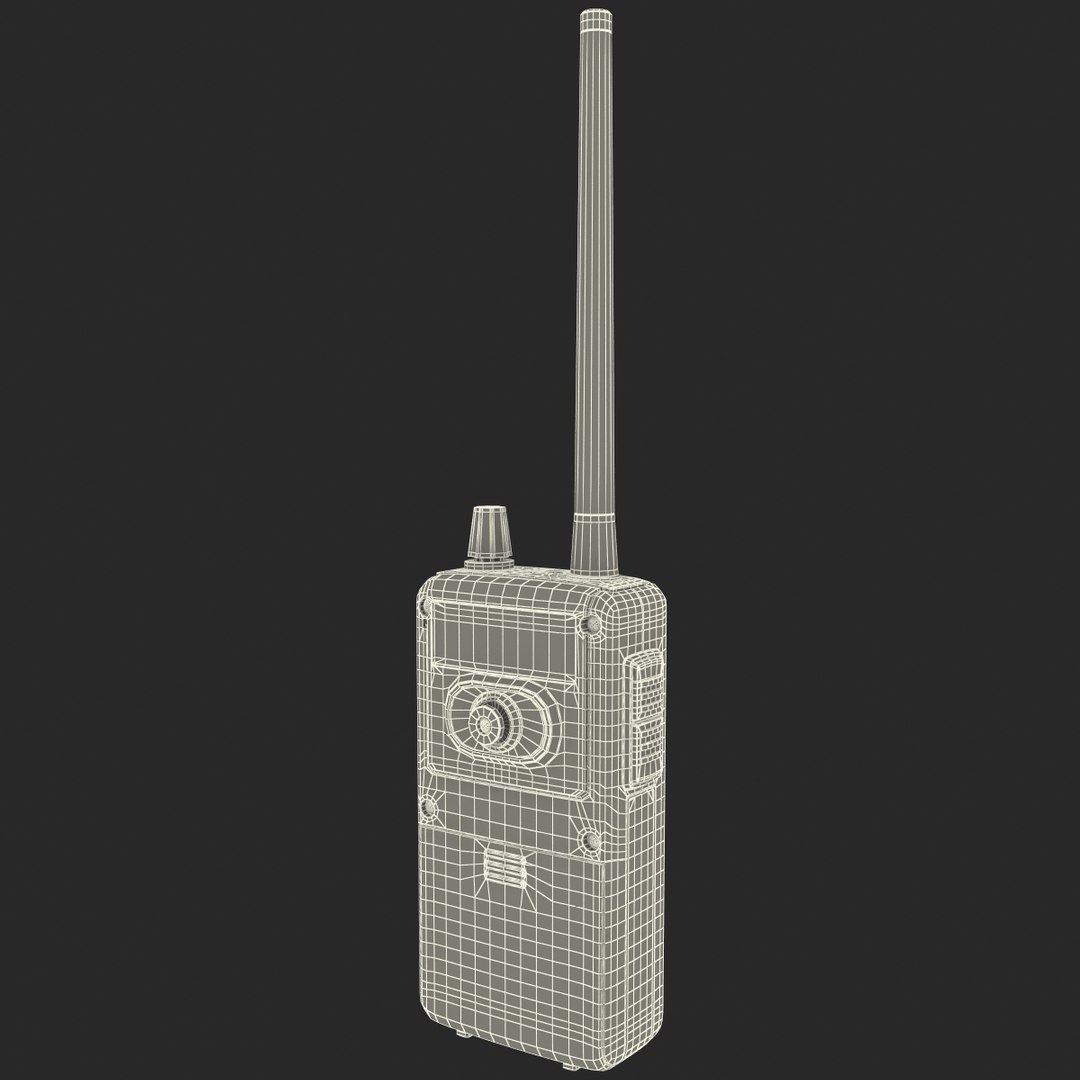 3d Analog Police Scanner Uniden Model