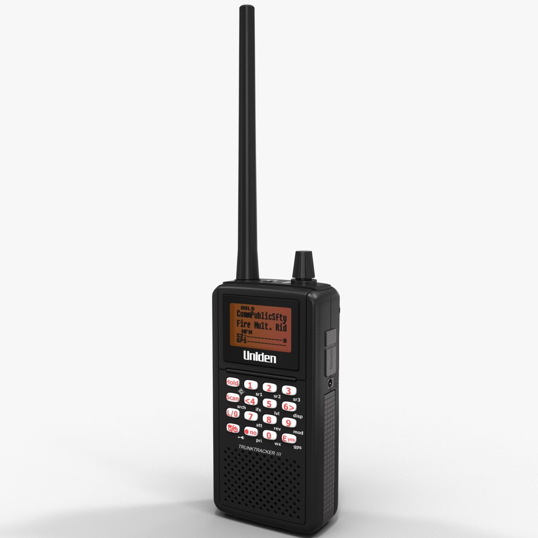 3d Analog Police Scanner Uniden Model