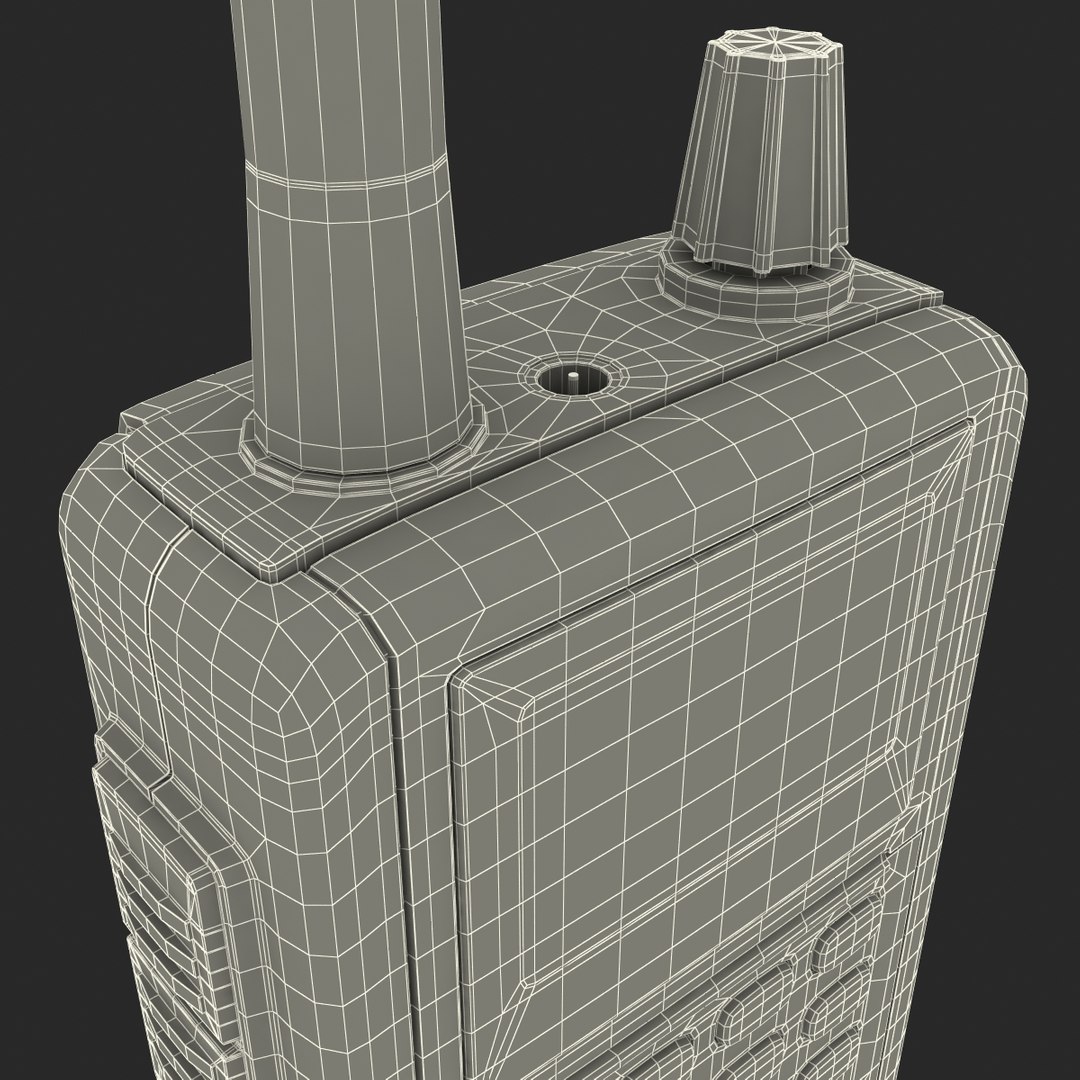 3d Analog Police Scanner Uniden Model