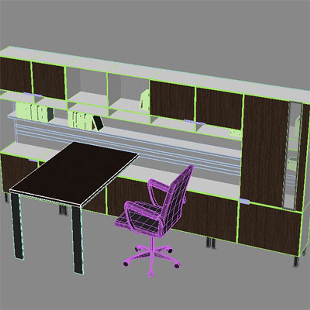 3d model office set