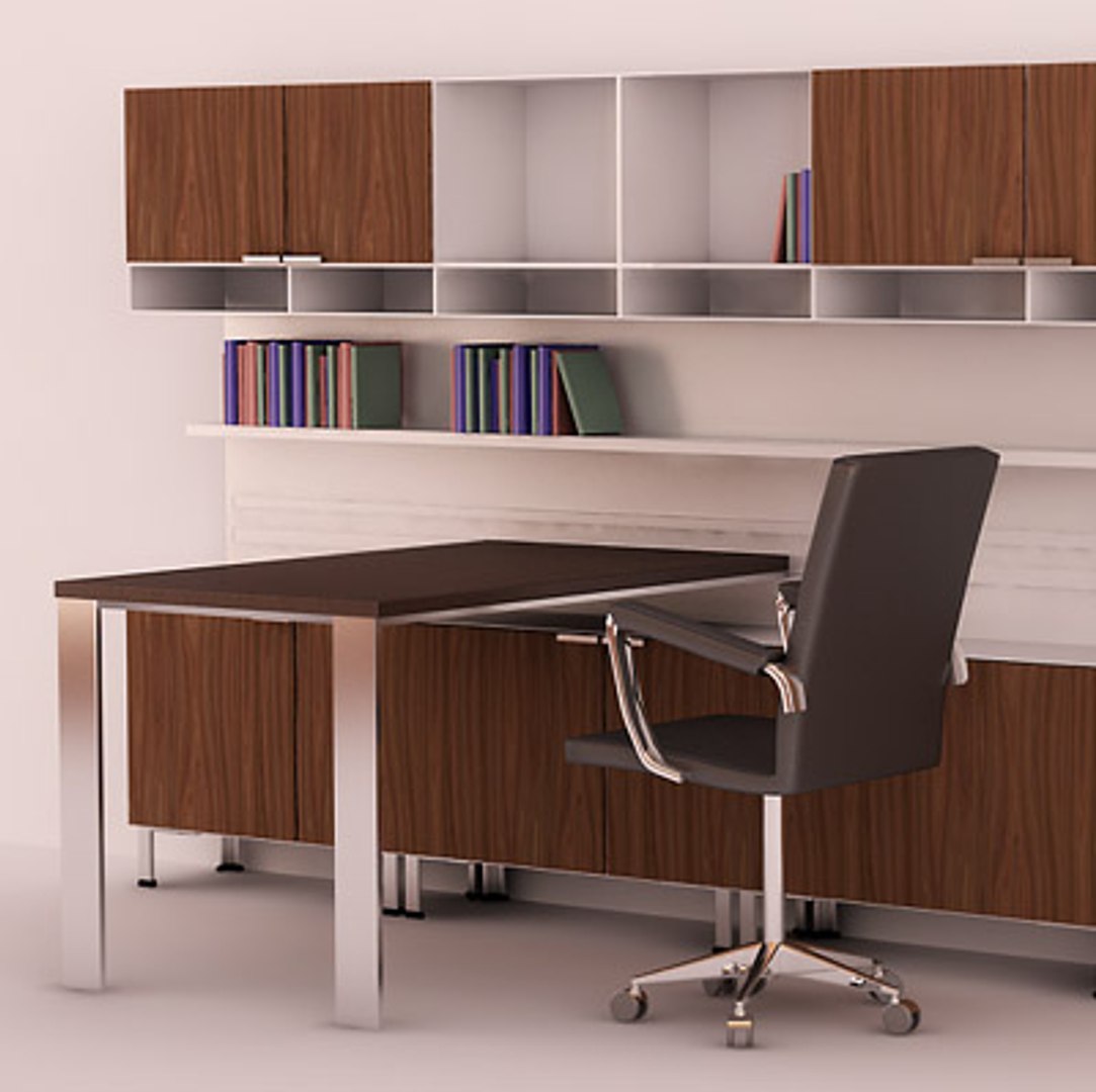 3d model office set