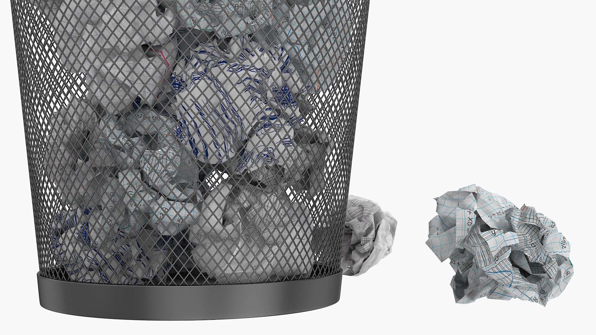 Paper Trash Can 3D Model - TurboSquid 1935689