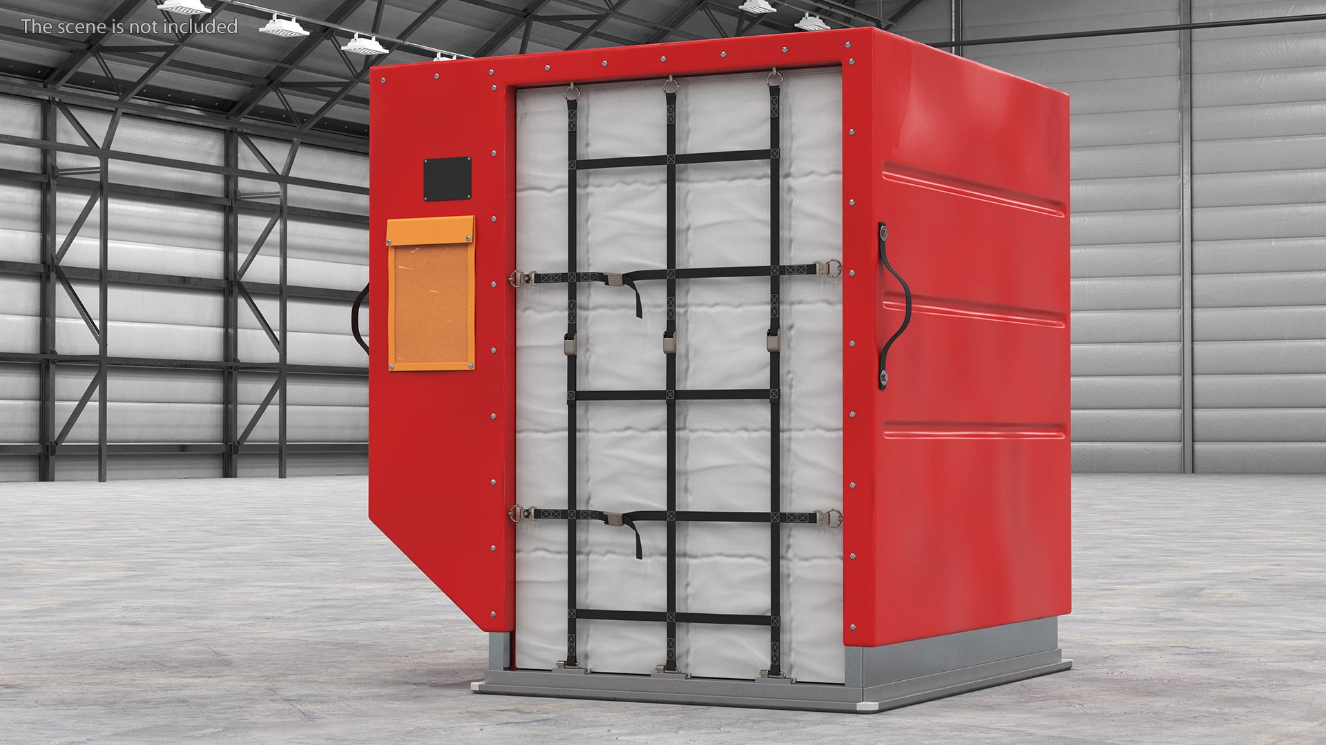 Container For Aerial Cargo Red 3D - TurboSquid 2065288