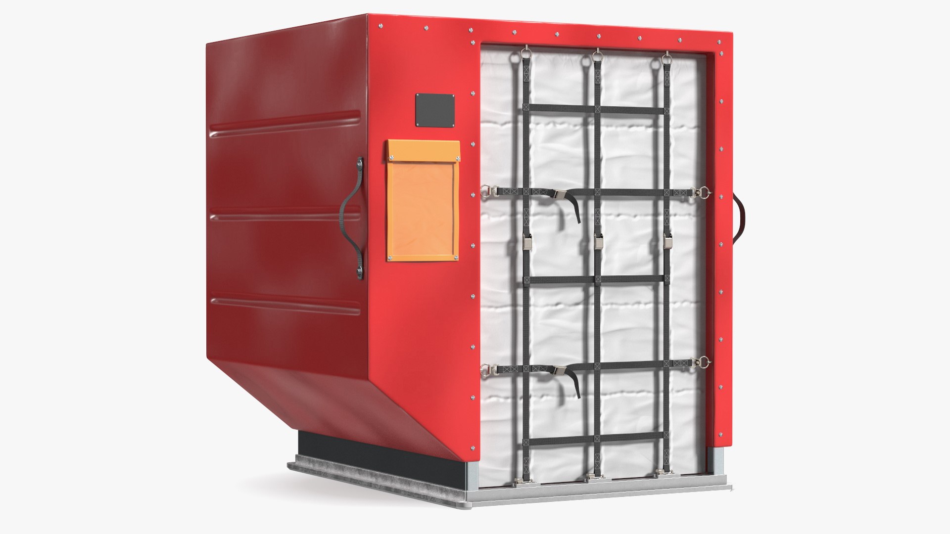 Container For Aerial Cargo Red 3D - TurboSquid 2065288