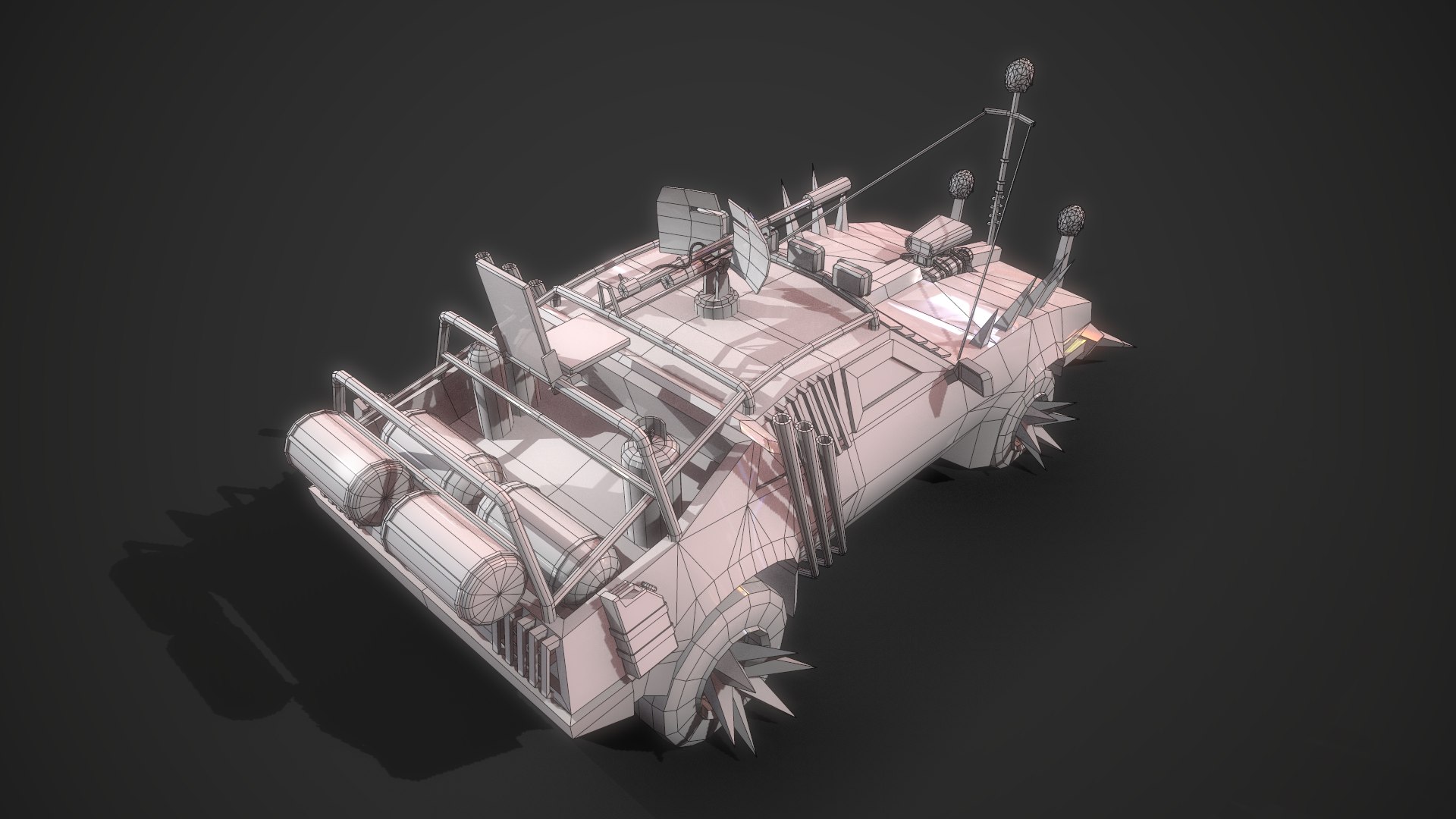 Battle car 02 model - TurboSquid 1606512