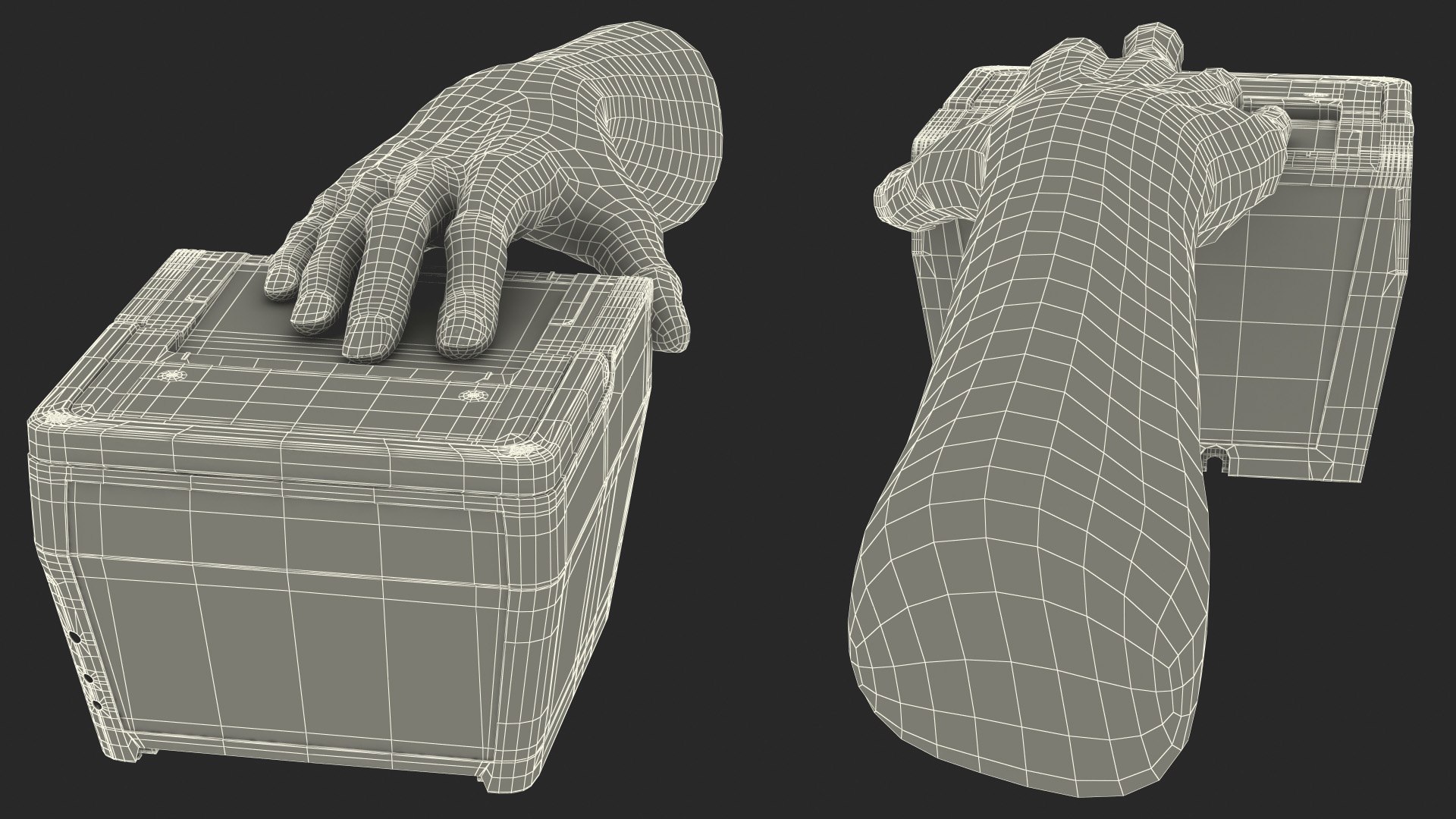 3D Fingerprints Scanner with Hand Rigged for Cinema 4D - TurboSquid 1896773