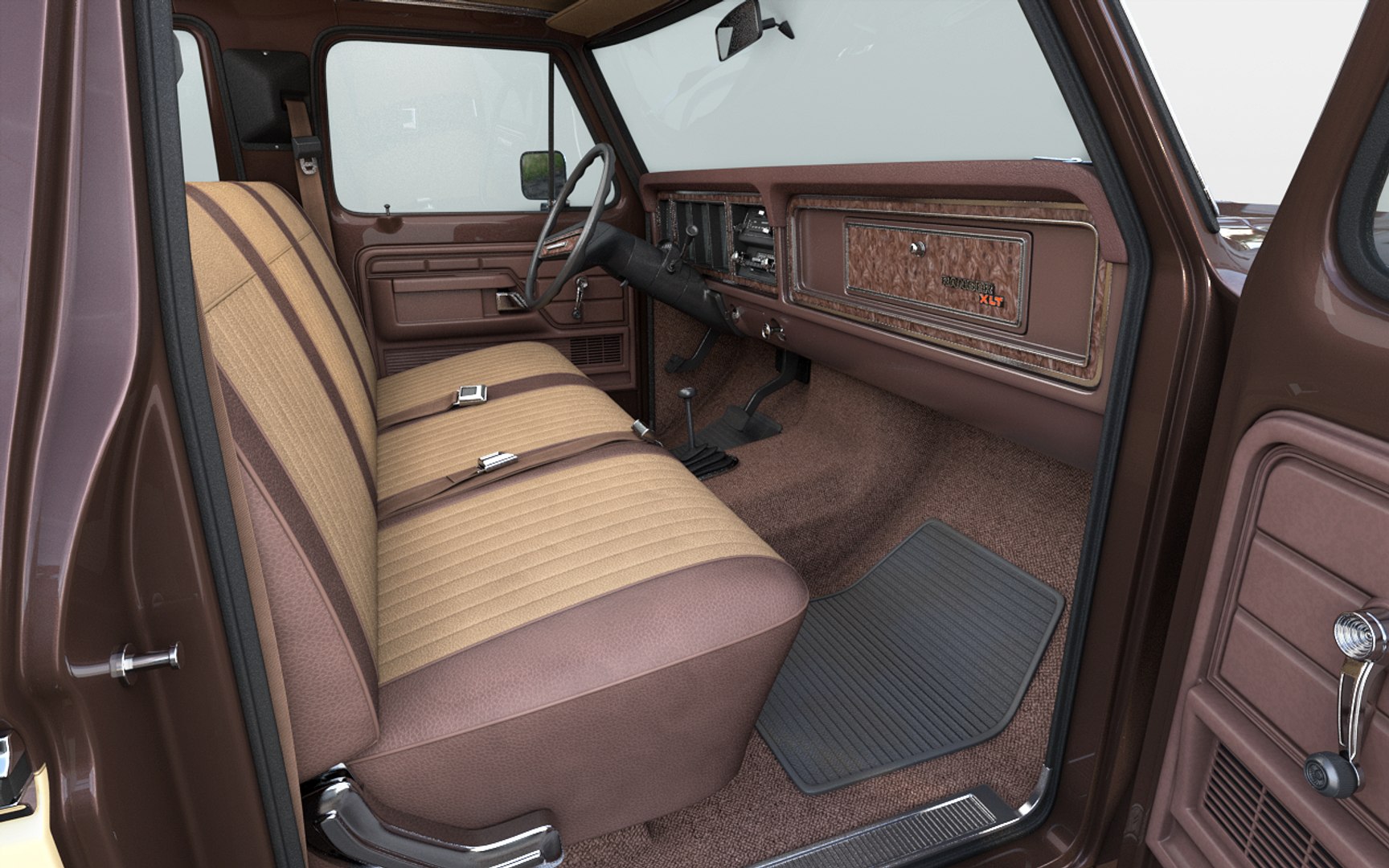 3D 1978 f-250 crewcab model - TurboSquid 1282651