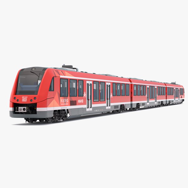 modelo 3d Tren DB Regio Alstom Coradia LINT 81 - TurboSquid 2345892
