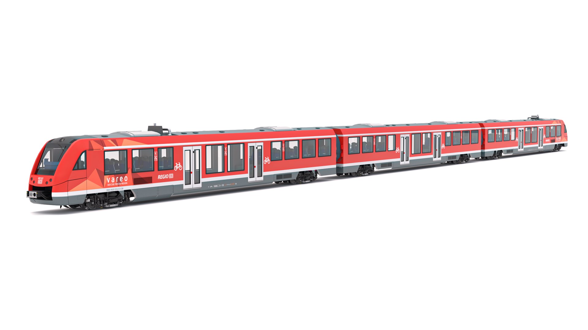 3D Model DB Regio Alstom Coradia LINT 81 Train - TurboSquid 2345892