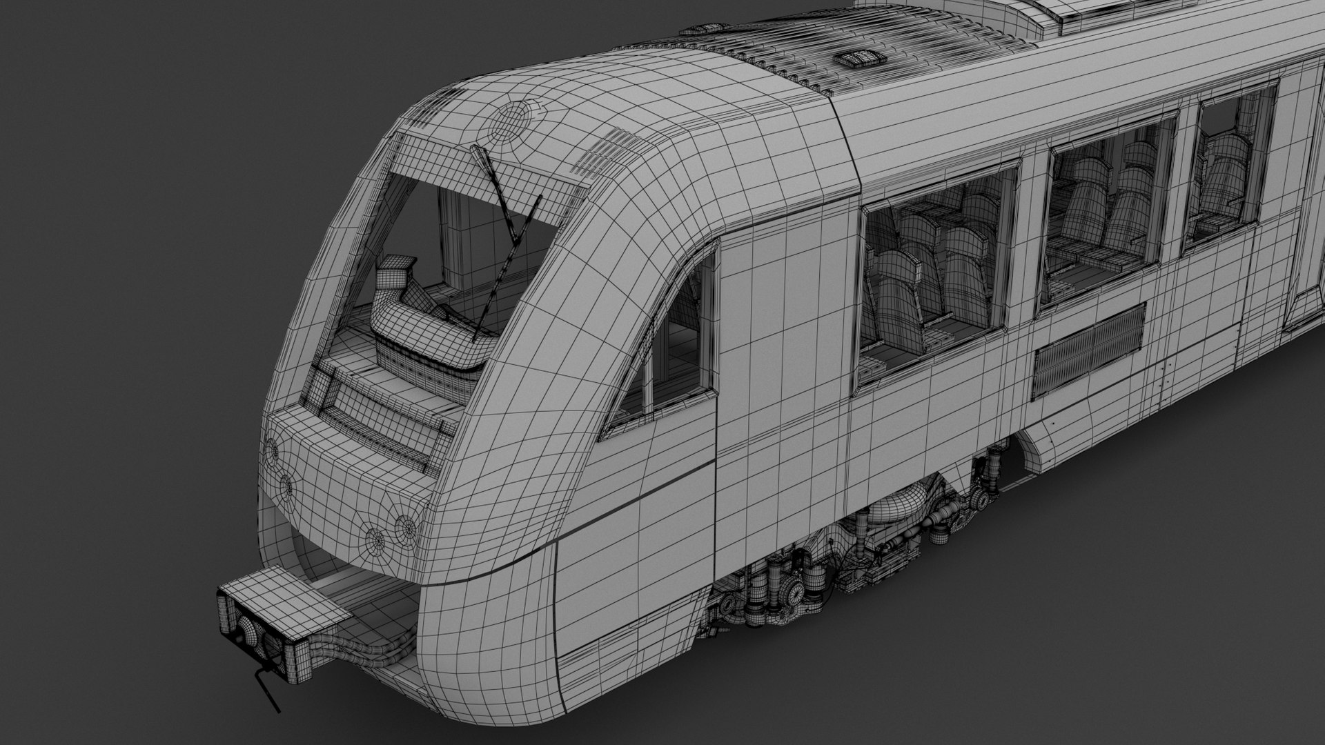 3D Model DB Regio Alstom Coradia LINT 81 Train - TurboSquid 2345892
