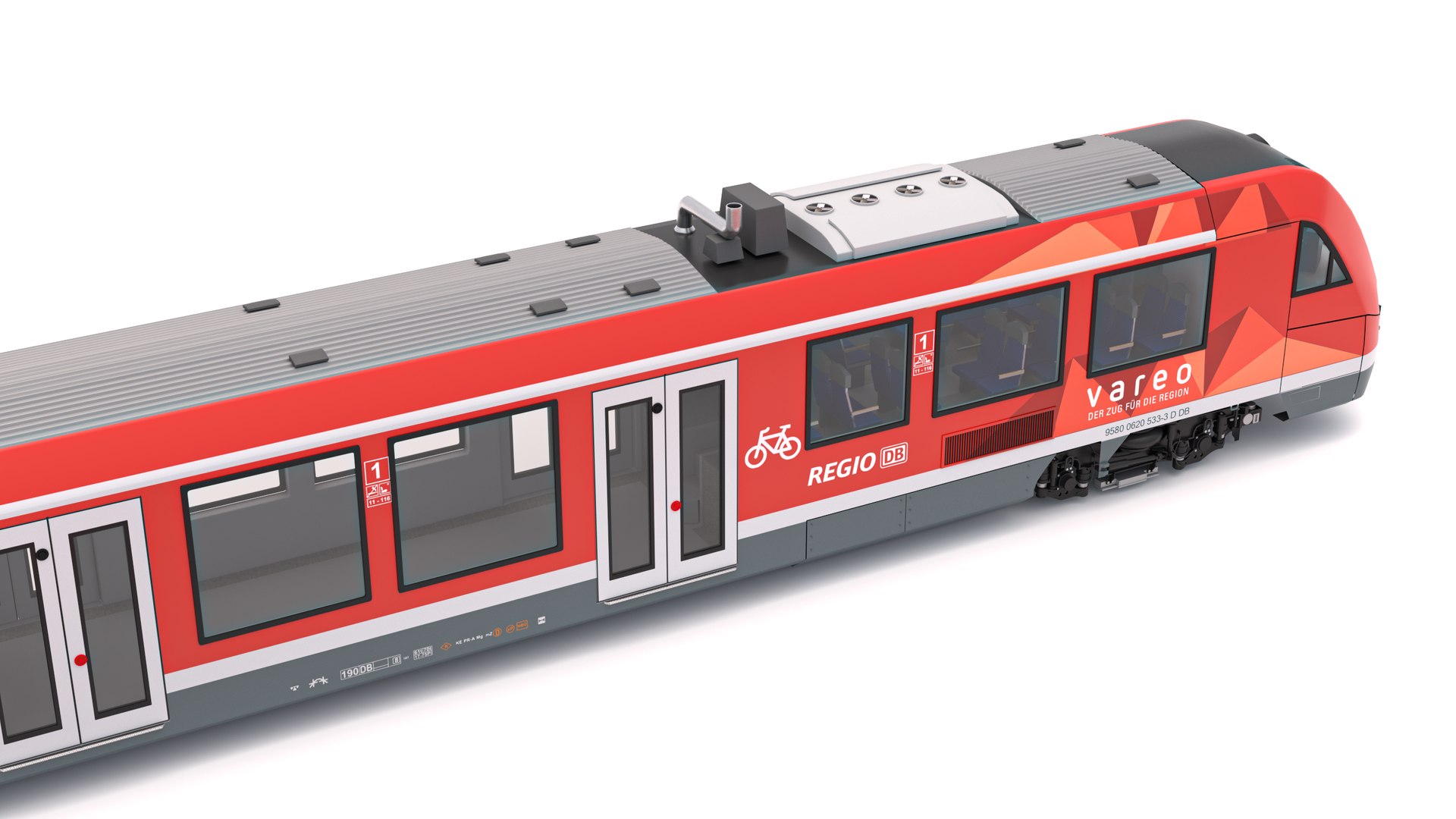 3D Model DB Regio Alstom Coradia LINT 81 Train - TurboSquid 2345892