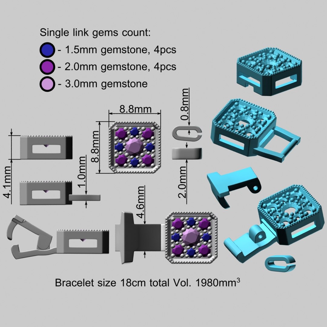 3D Model Gold Bracelet - TurboSquid 1778573