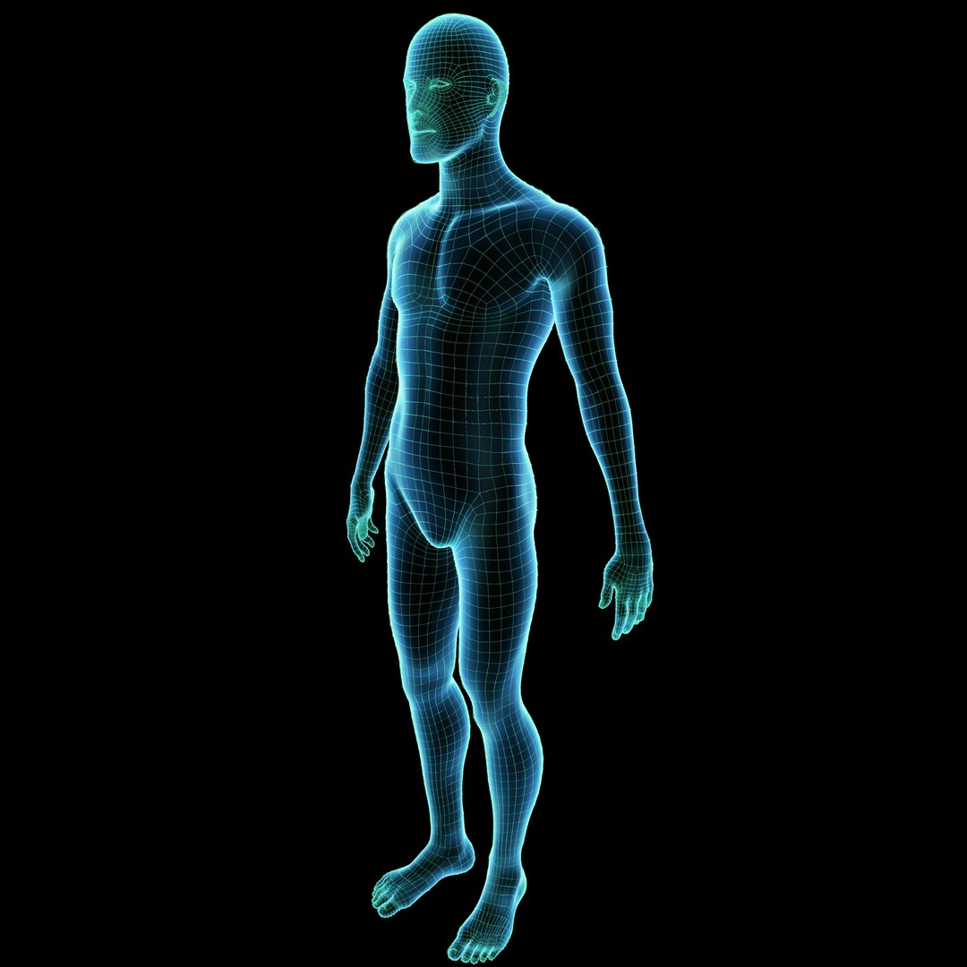 3D Human Hologram Male - TurboSquid 1902712