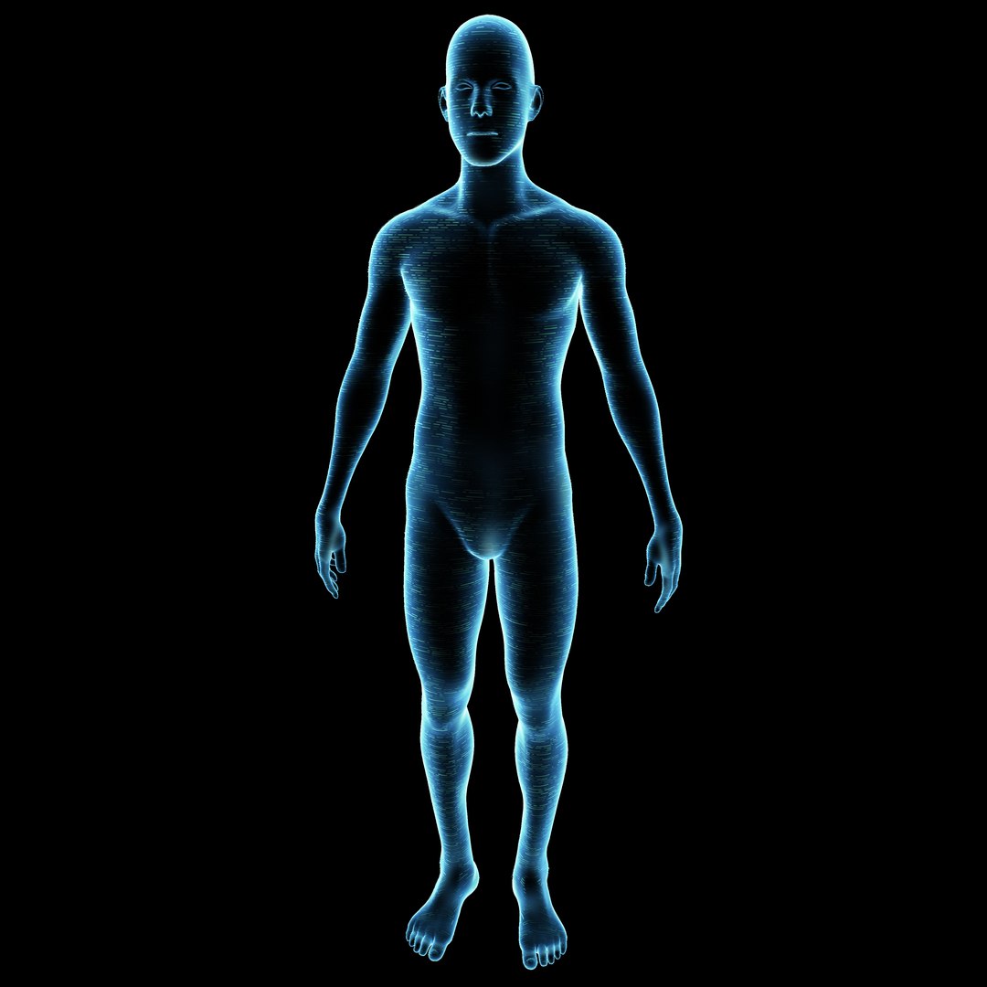 3D Human Hologram Male - TurboSquid 1902712