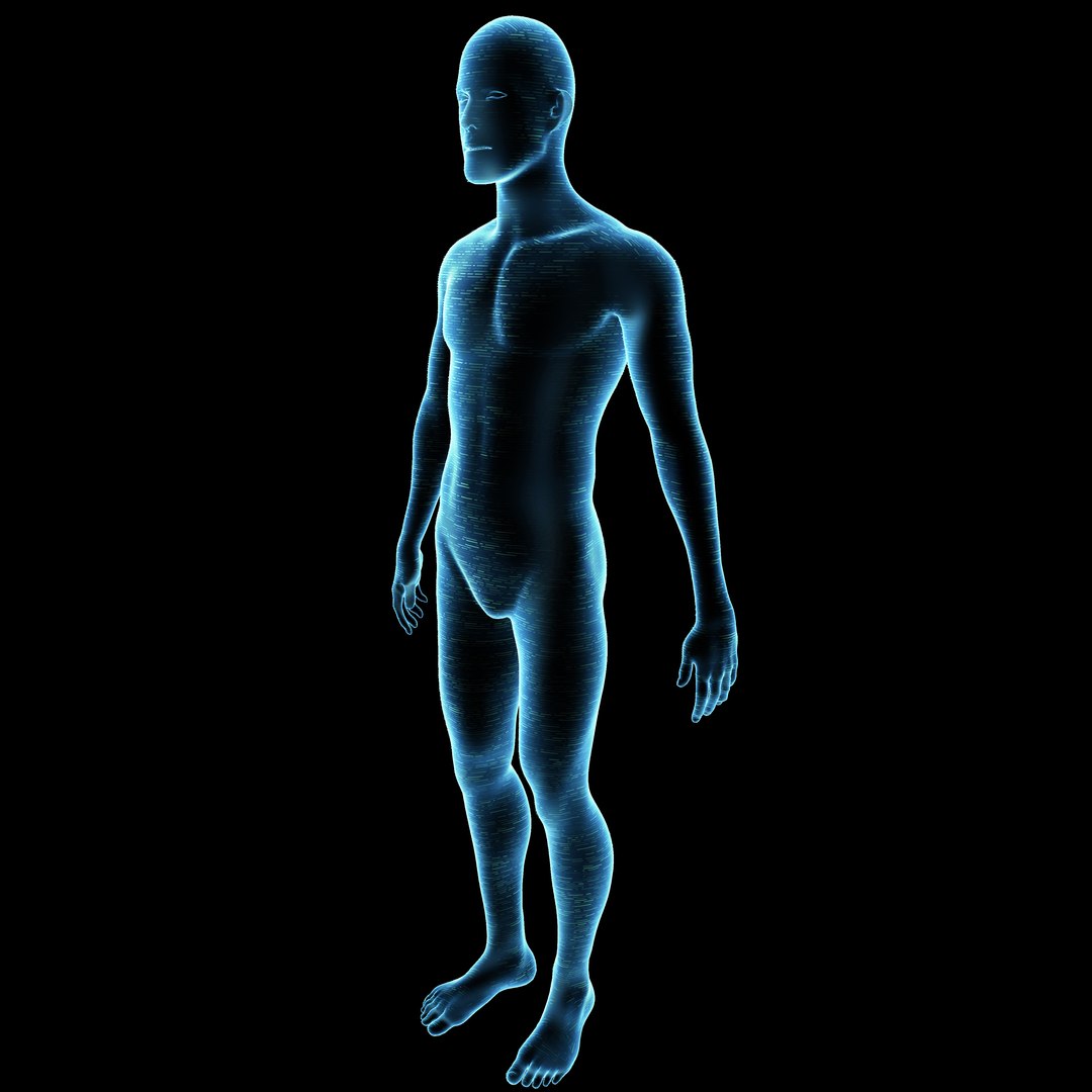 3D Human Hologram Male - TurboSquid 1902712