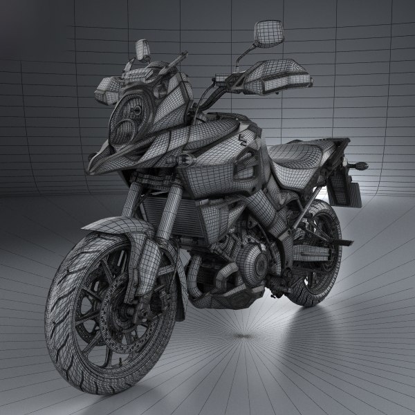 Suzuki v-strom v 3D model - TurboSquid 1299780