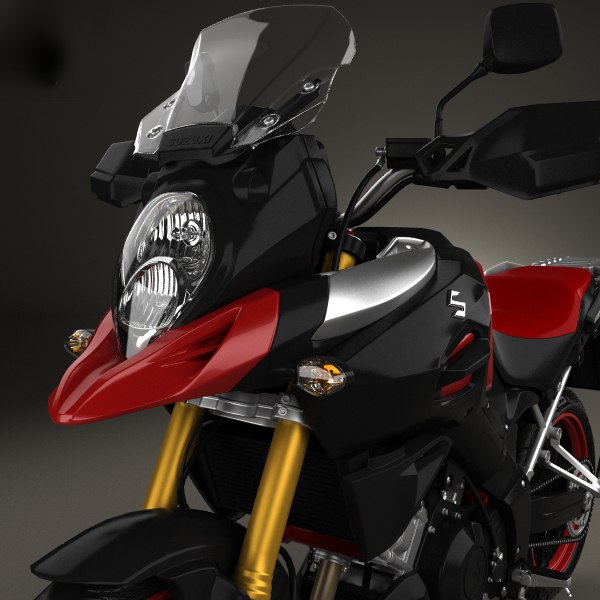 Suzuki v-strom v 3D model - TurboSquid 1299780