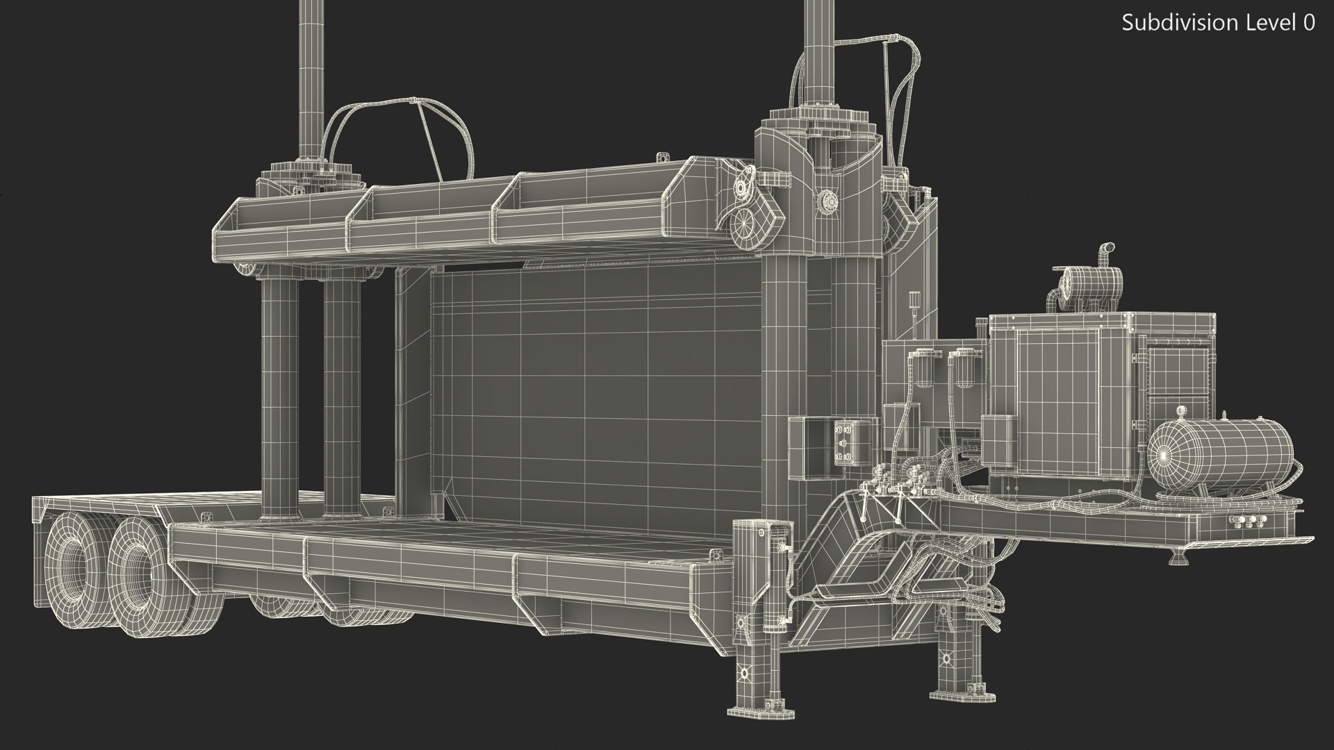 3D Car Crusher Impact 5 Red Rigged model - TurboSquid 2148594
