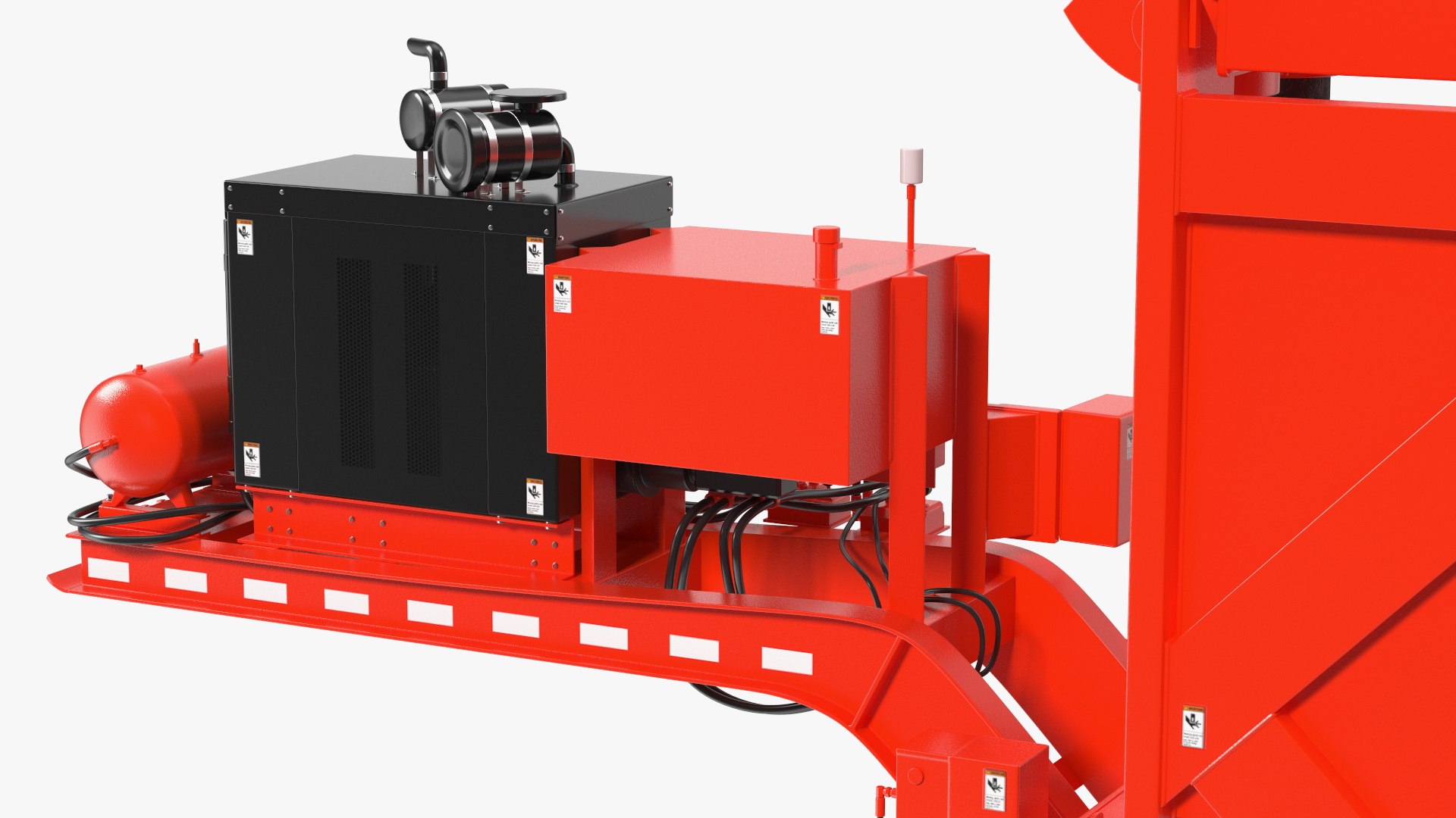 3D Car Crusher Impact 5 Red Rigged model - TurboSquid 2148594
