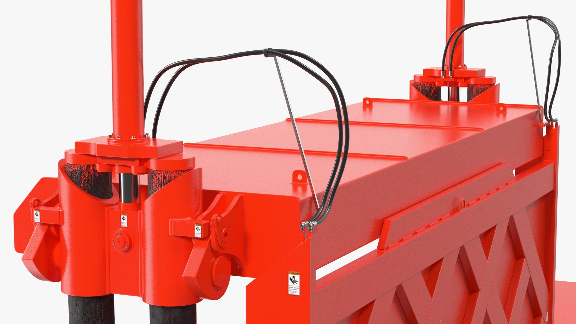 3D Car Crusher Impact 5 Red Rigged model - TurboSquid 2148594