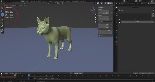 modelo 3d Gato Blanco Rigged y Animado - TurboSquid 1984062