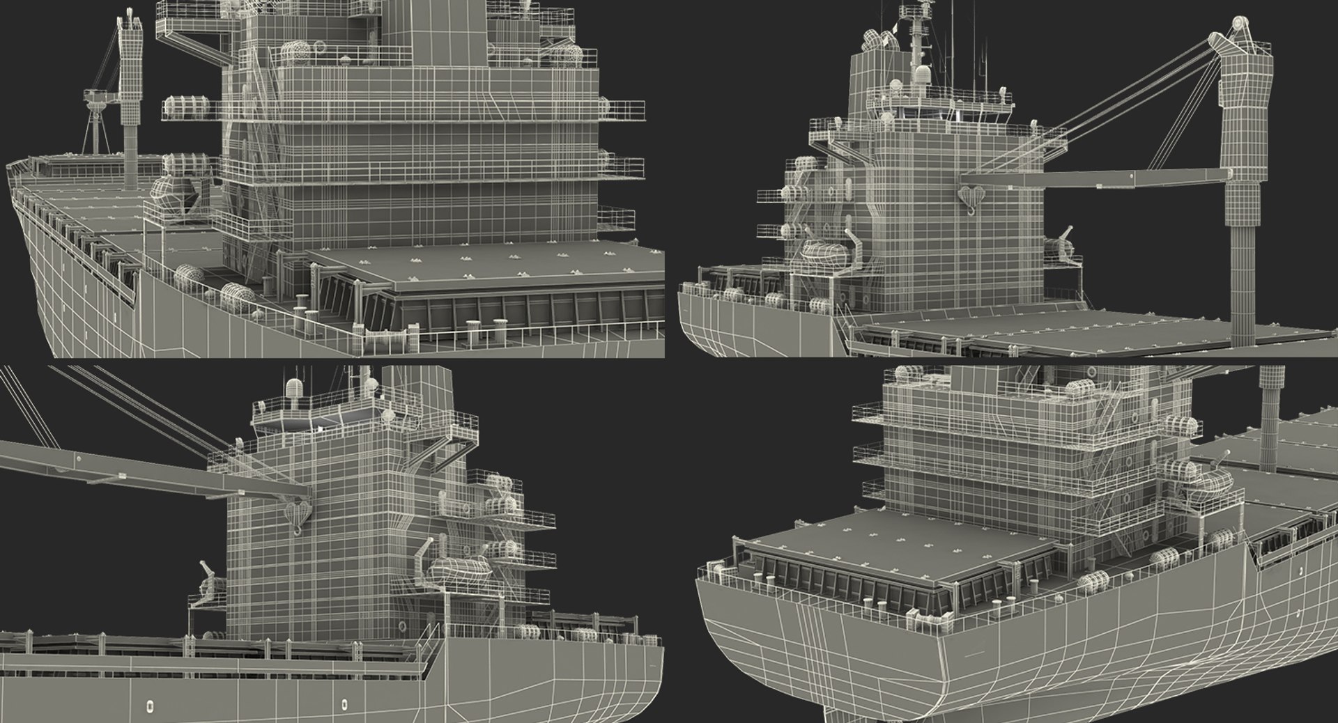 Sea Cargo Ship Generic 3d Model