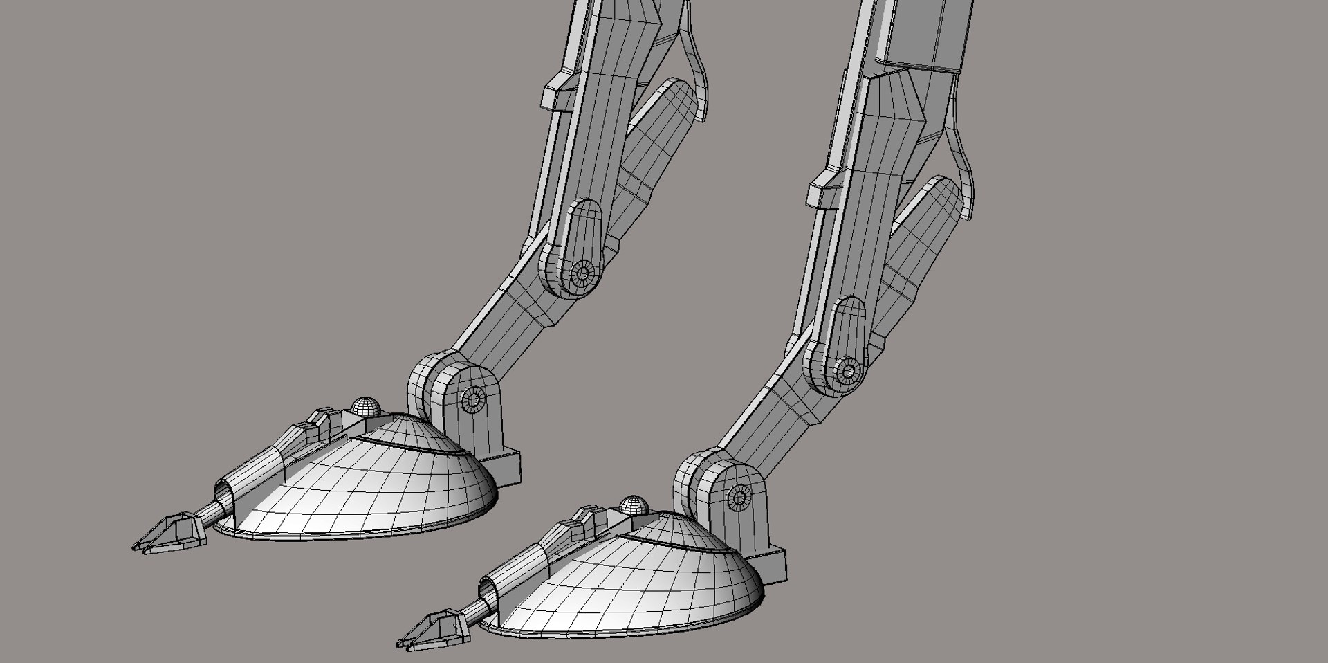 3d Star Wars Walker Model