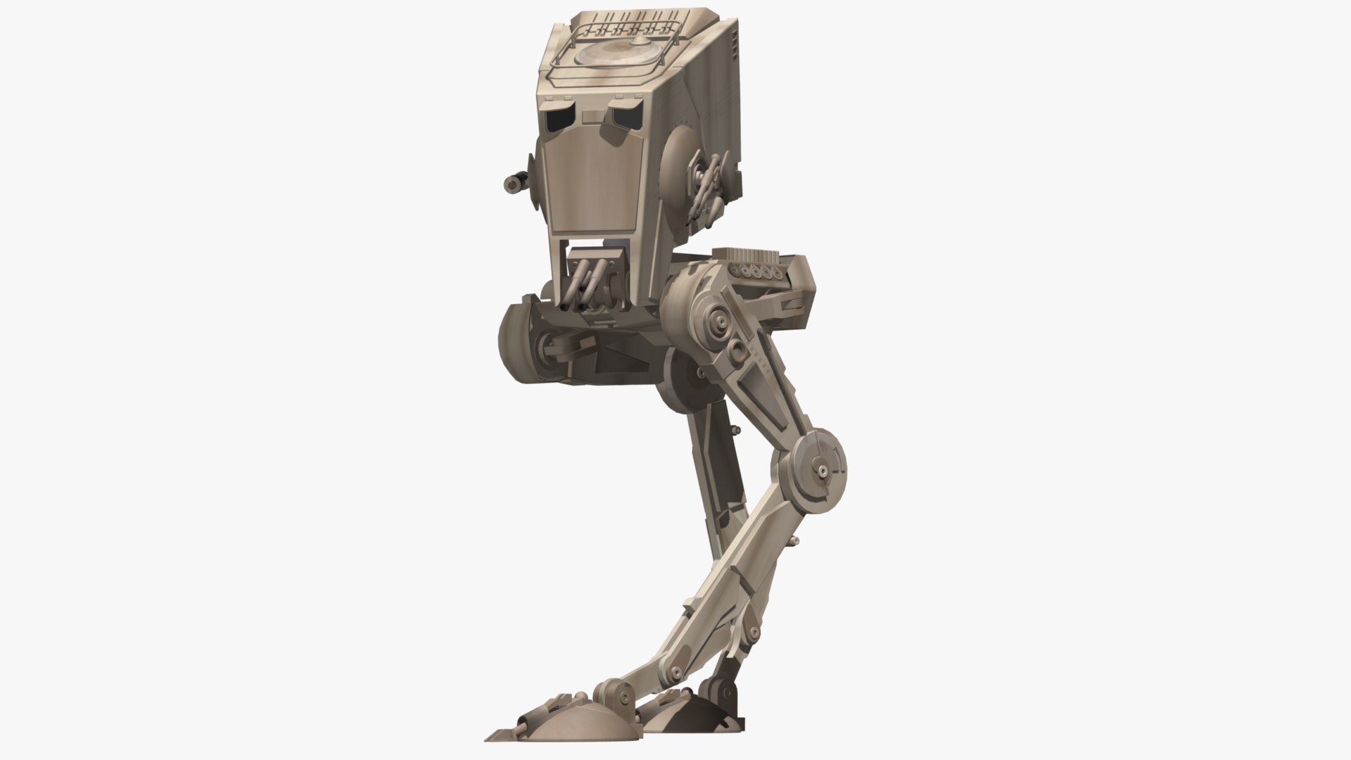 3d Star Wars Walker Model
