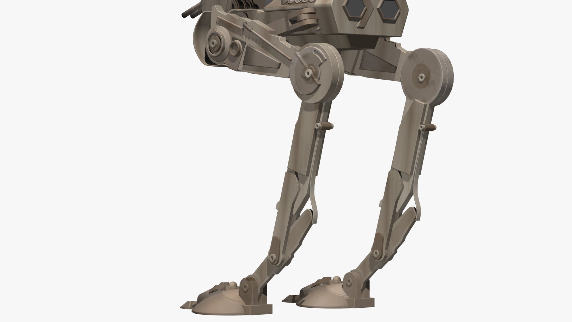 3d Star Wars Walker Model